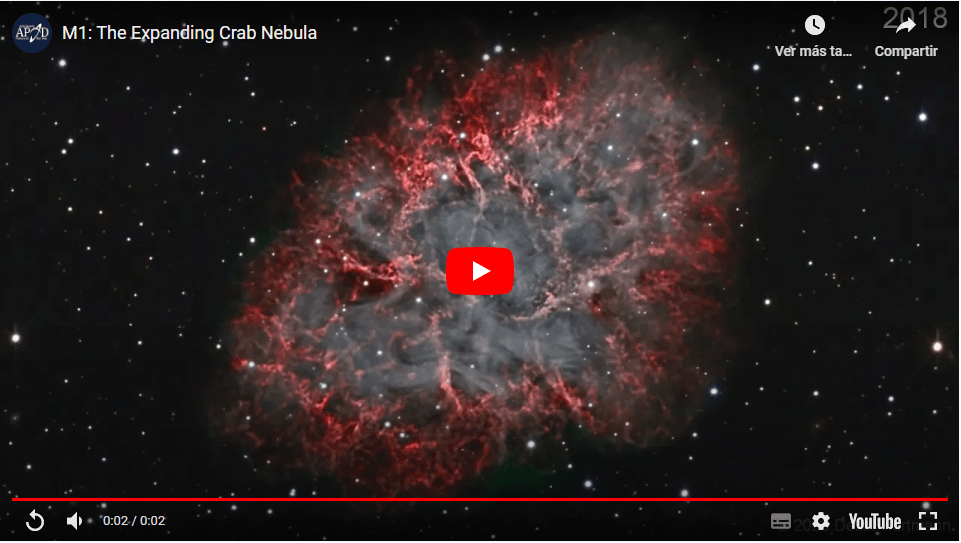 Marzo 20, 2023. M1: La Expansiva Nebulosa del Cangrejo – ASTRO